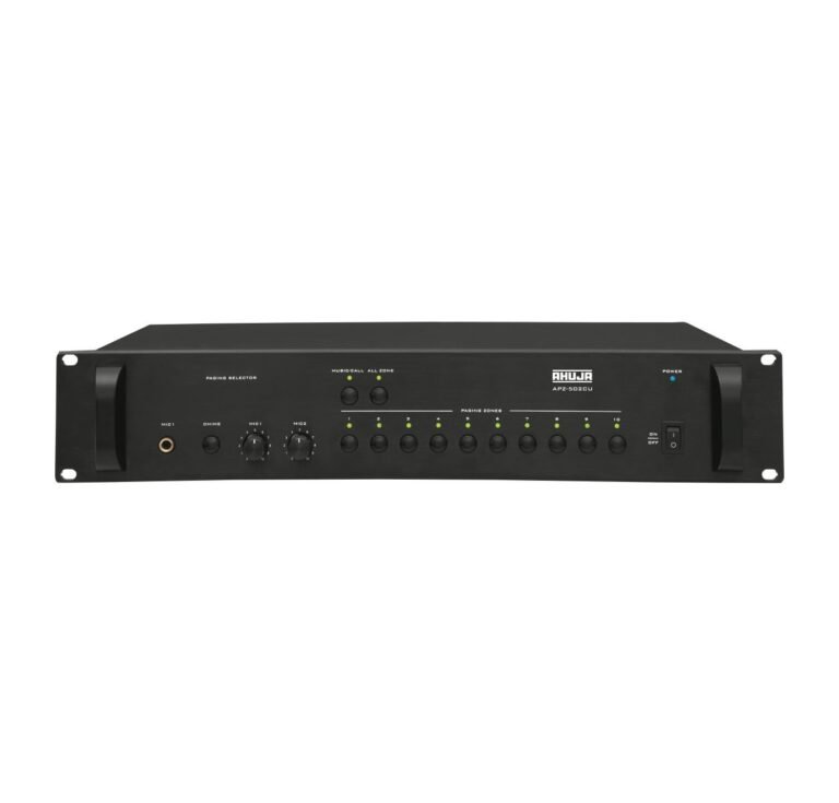 Ahuja APZ-502CU Paging Selector Control Unit – Multi-Zone Paging with BGM & Priority Control